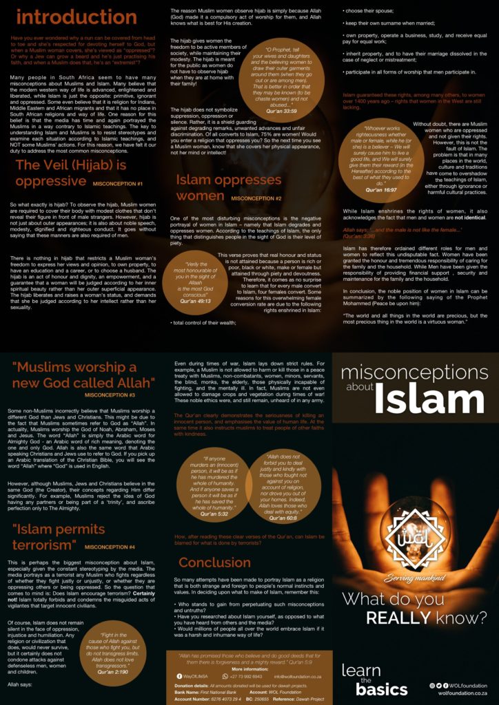Dawah Pamphlets - WOL Foundation